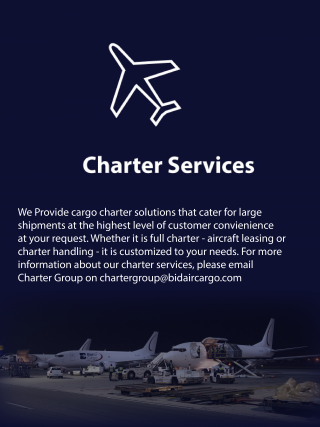 Bidair Cargo – Every kilo counts